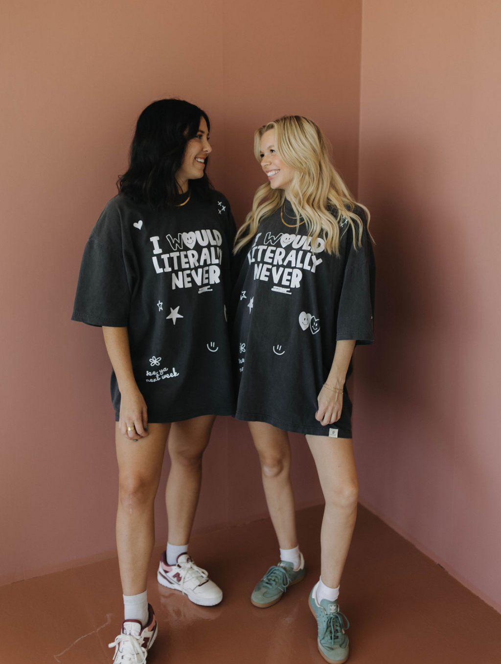 I Would Literally Never Vintage Black Tee – Codependent Culture